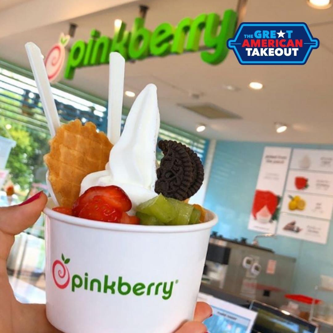 Pinkberry menu in Arlington, Texas, USA