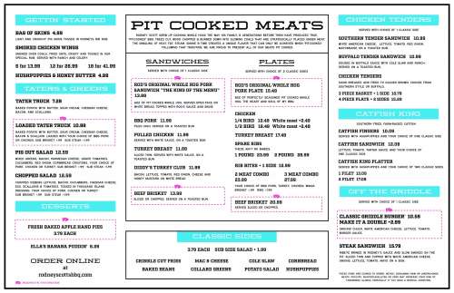 Rodney Scott's BBQ Homewood menu in Homewood, Alabama, USA