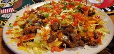 The Red Zone menu in Diamondhead, Mississippi, USA