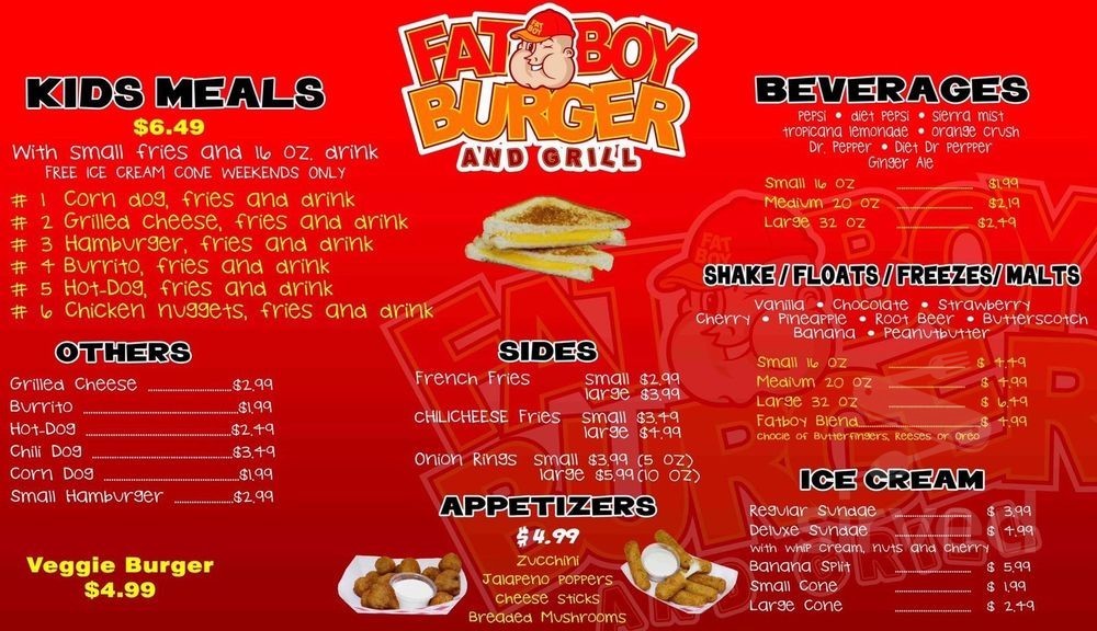 Fat Boy Burgers And Grill In Watsonville California United States