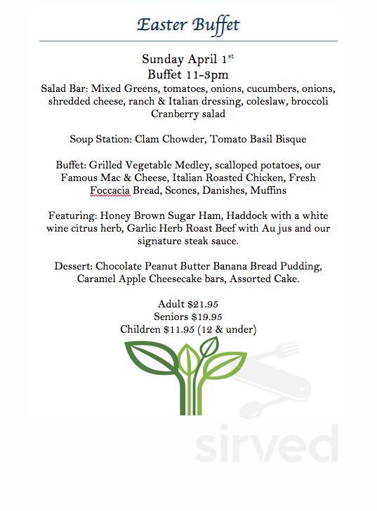 The Eis House menu in Mexico, New York, USA