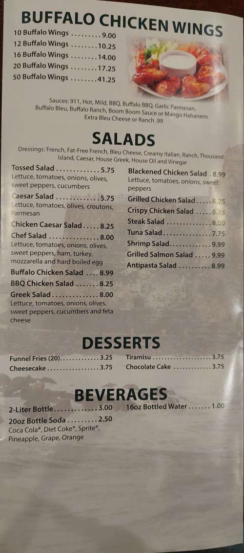 Level Up Pizza Bar & Grill menu in Columbia, Pennsylvania, USA
