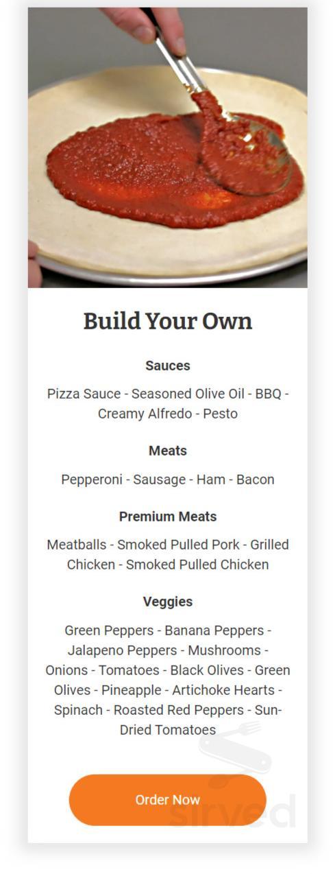 Menu - Wadsworth OH's Bosco's Pizza Kitchen | Pizza Wadsworth | Sirved