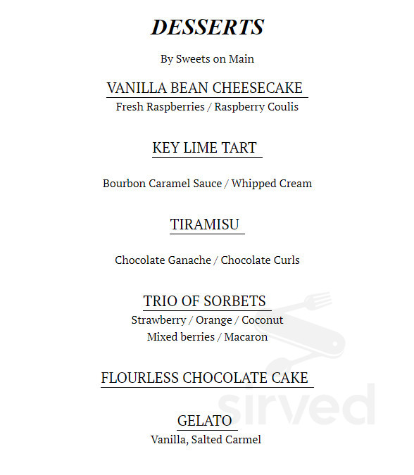 Menu for Doma On Main in Branford, CT | Sirved