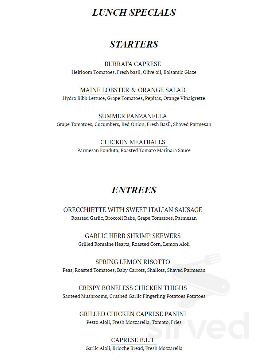 Menu for Doma On Main in Branford, CT | Sirved