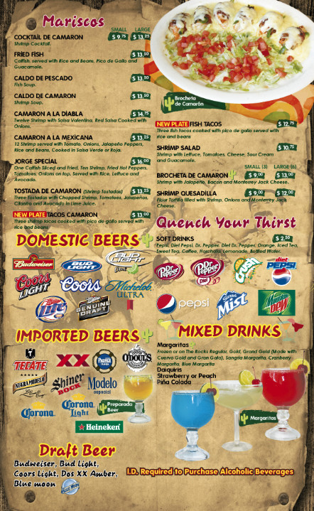 Los Tres Amigos LLC menus in Lawton, Oklahoma, United States