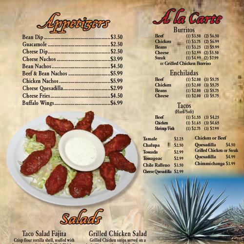 Don Pedro's Mexican Grill menu in Lawrenceburg, Kentucky, USA