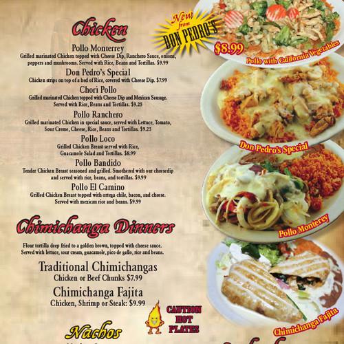 Don Pedro's Mexican Grill menu in Lawrenceburg, Kentucky, USA