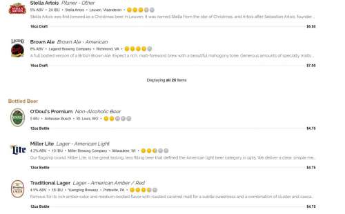 Baker's Crust @ Landstown Commons menu in Virginia Beach, Virginia, USA