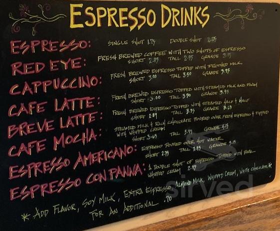 Orange Cat Coffee Co menu in Lewiston, New York, USA
