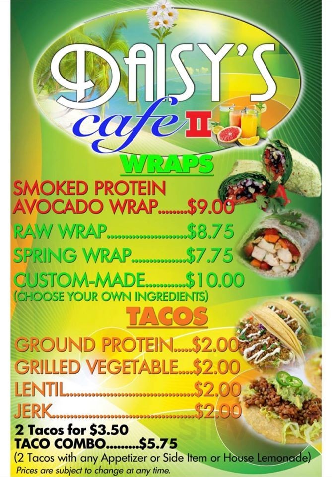 DAISY'S CAFE II menu in Hazel Crest, Illinois, USA