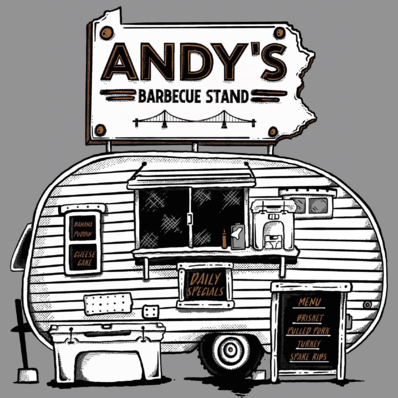 Menu for Andy's BBQ Stand in Monaca, PA | Sirved