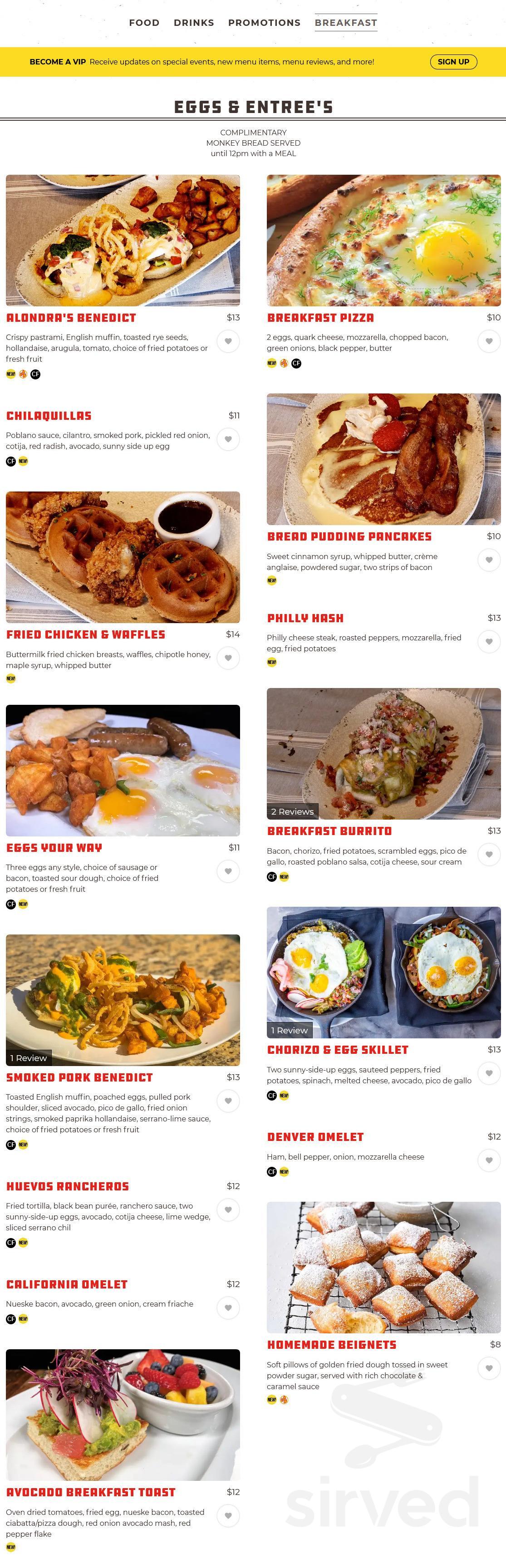 Menu - Alhambra CA's Alondra's Hot Wings, Pizza, Pasta | Sirved