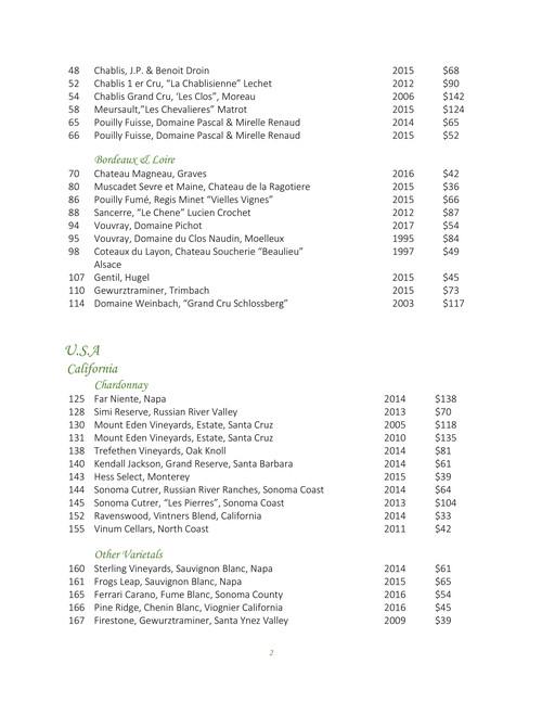 Dining Room At Von Trapp Family Lodge menu in Stowe, Vermont, USA