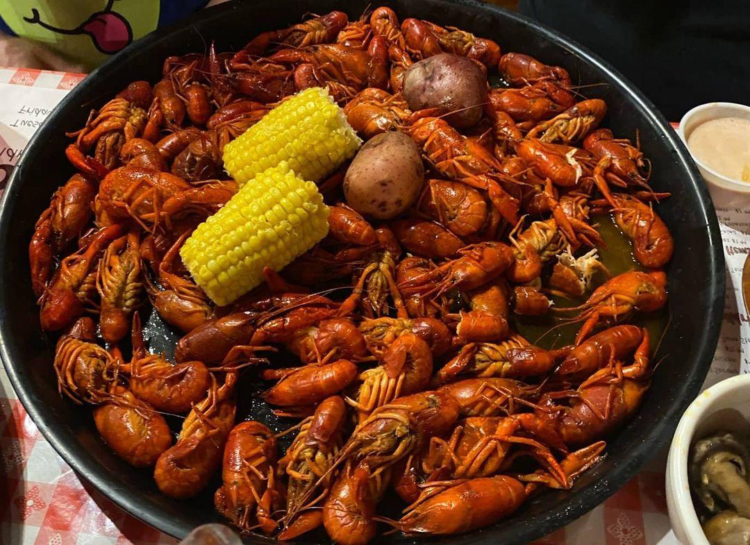 Crawfish Barn menu in Ville Platte, Louisiana, USA