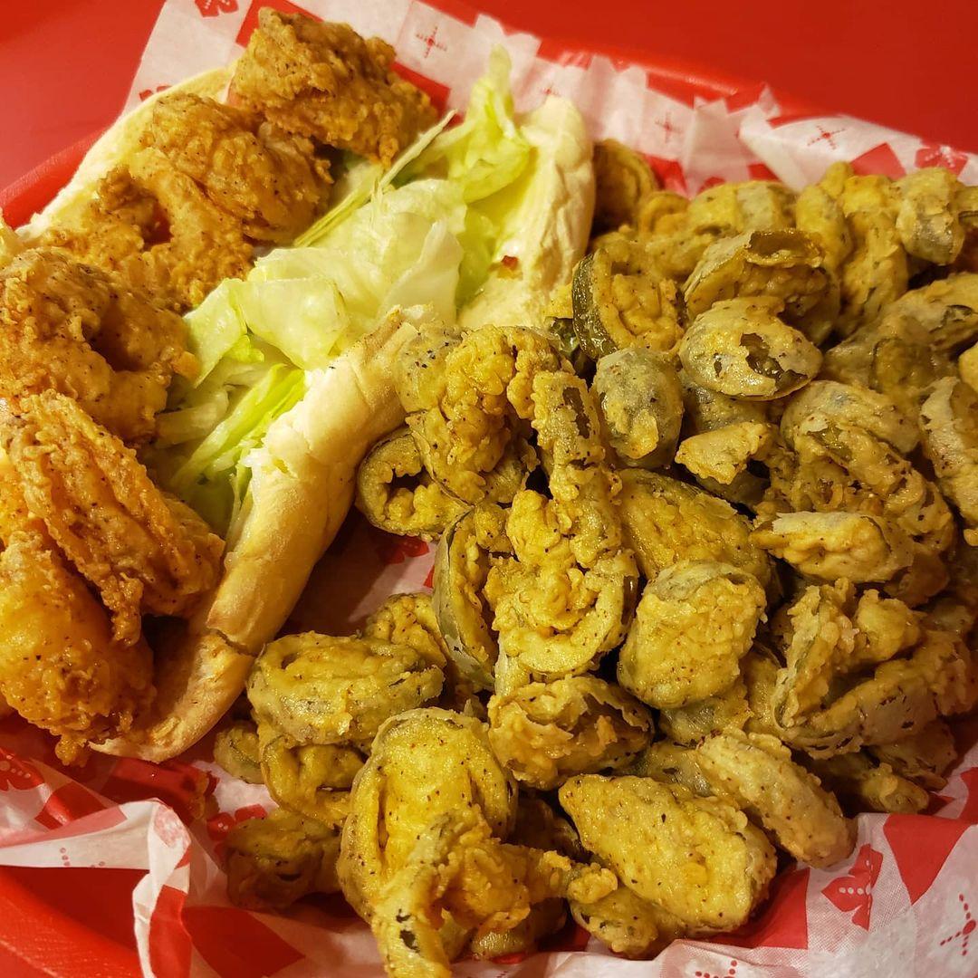 Crawfish Barn menu in Ville Platte, Louisiana, USA