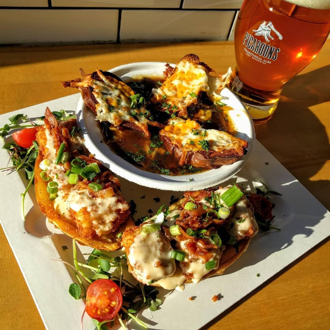 The Picaroons Roundhouse menu in Fredericton, New Brunswick, Canada