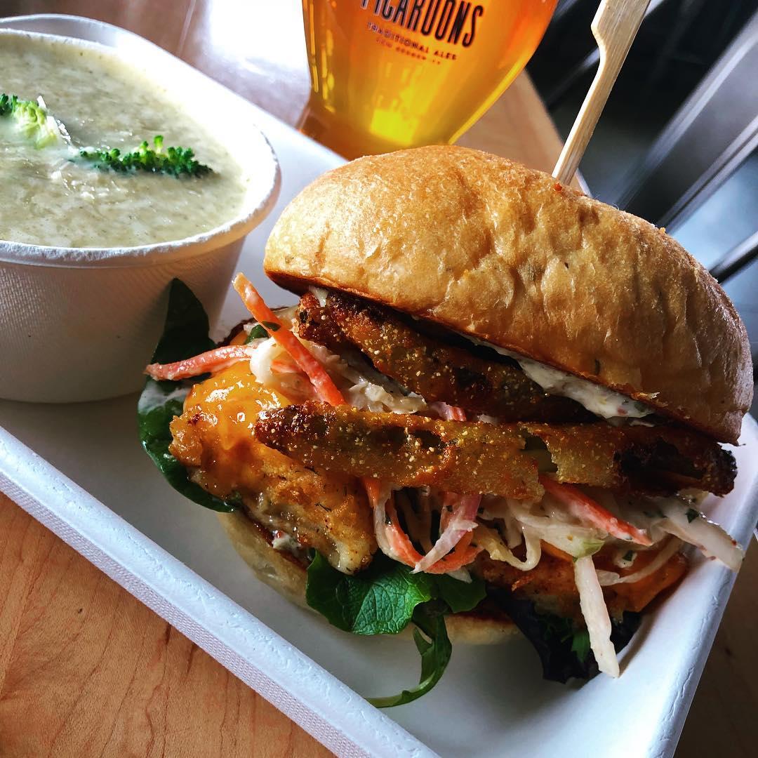 The Picaroons Roundhouse menu in Fredericton, New Brunswick, Canada