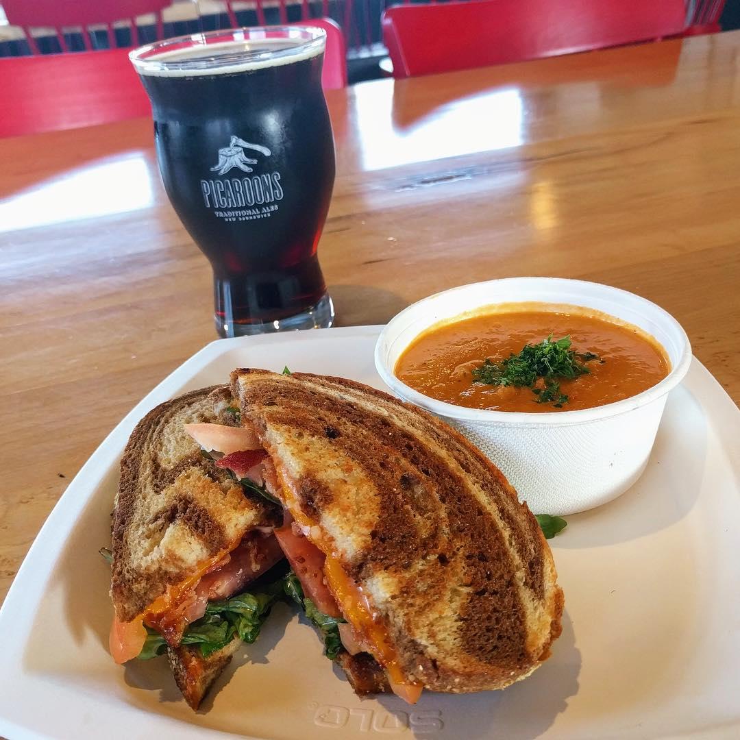 The Picaroons Roundhouse menu in Fredericton, New Brunswick, Canada