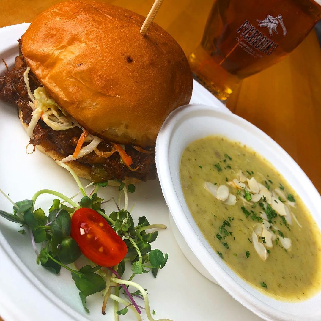 The Picaroons Roundhouse menu in Fredericton, New Brunswick, Canada