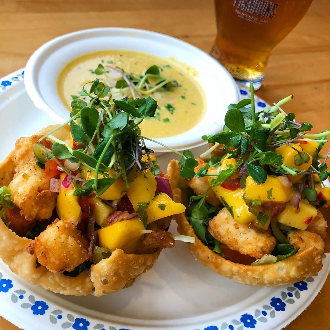 The Picaroons Roundhouse menu in Fredericton, New Brunswick, Canada