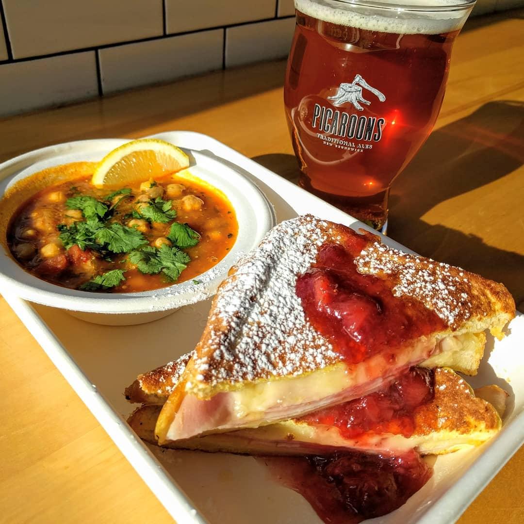 The Picaroons Roundhouse menu in Fredericton, New Brunswick, Canada