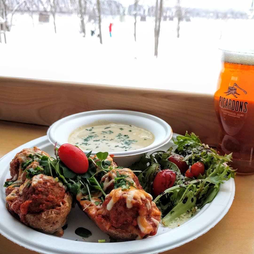 The Picaroons Roundhouse menus in Fredericton, New Brunswick, Canada