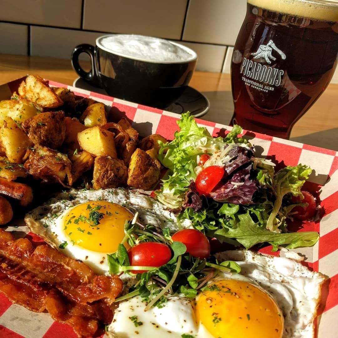 The Picaroons Roundhouse menu in Fredericton, New Brunswick, Canada