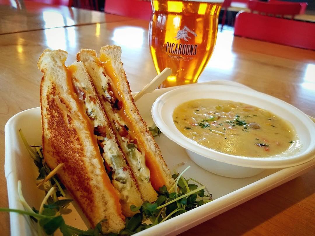 The Picaroons Roundhouse menu in Fredericton, New Brunswick, Canada