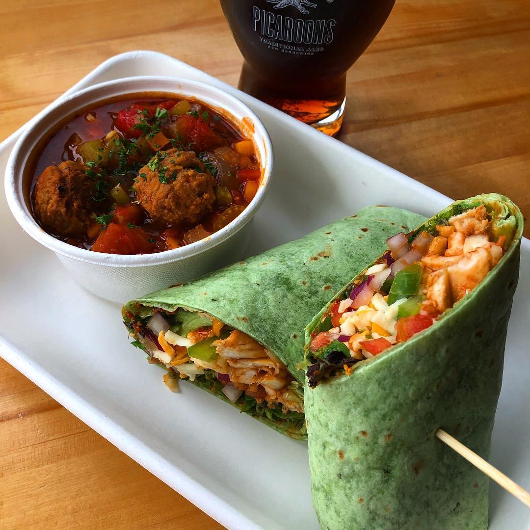 The Picaroons Roundhouse menu in Fredericton, New Brunswick, Canada