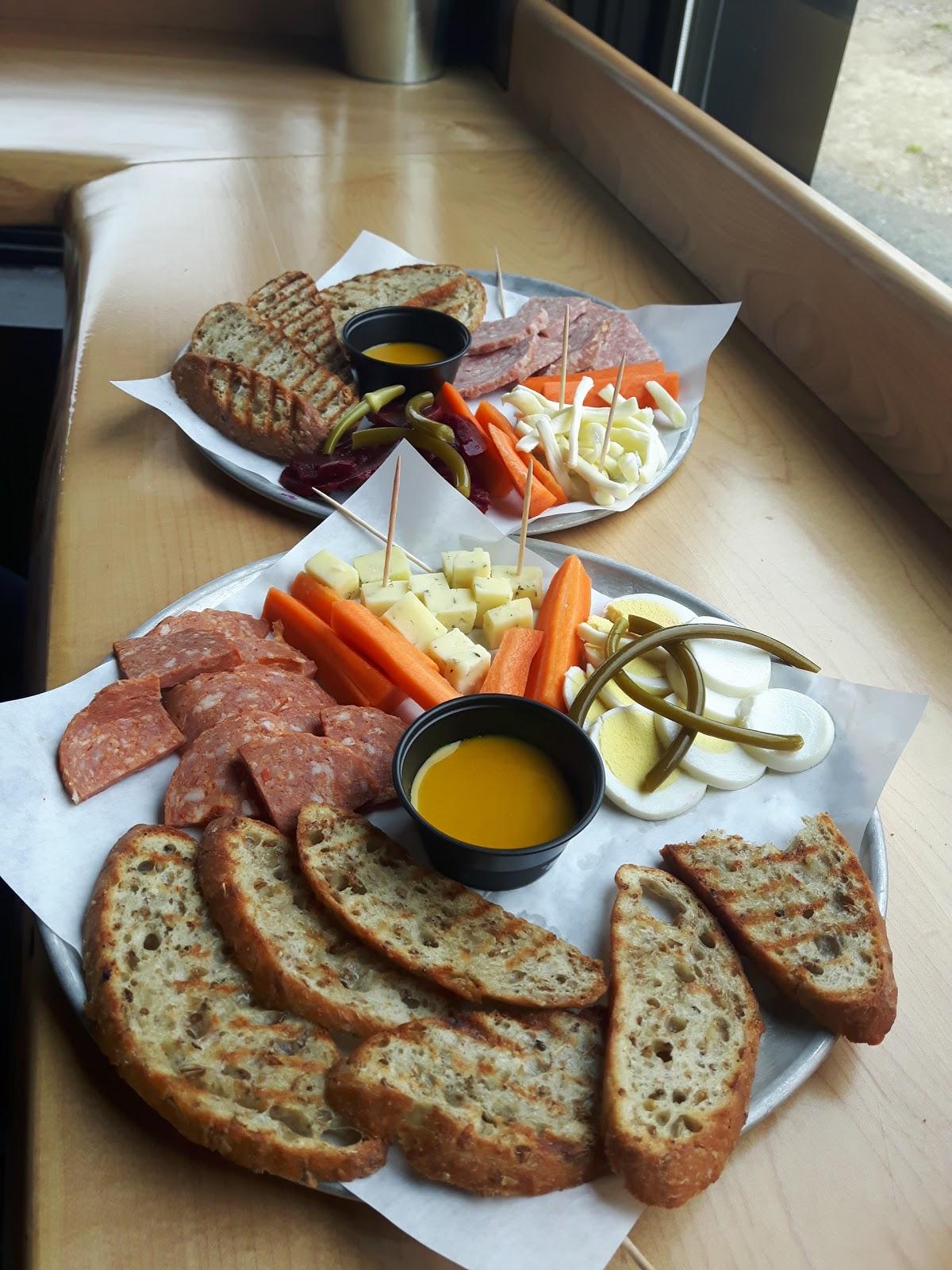 The Picaroons Roundhouse menu in Fredericton, New Brunswick, Canada