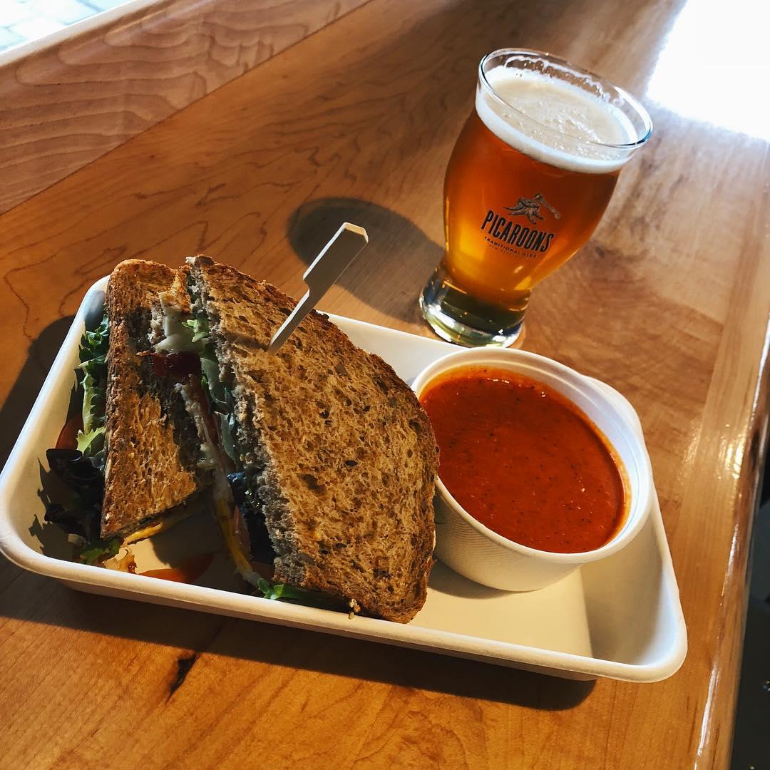 The Picaroons Roundhouse menu in Fredericton, New Brunswick, Canada