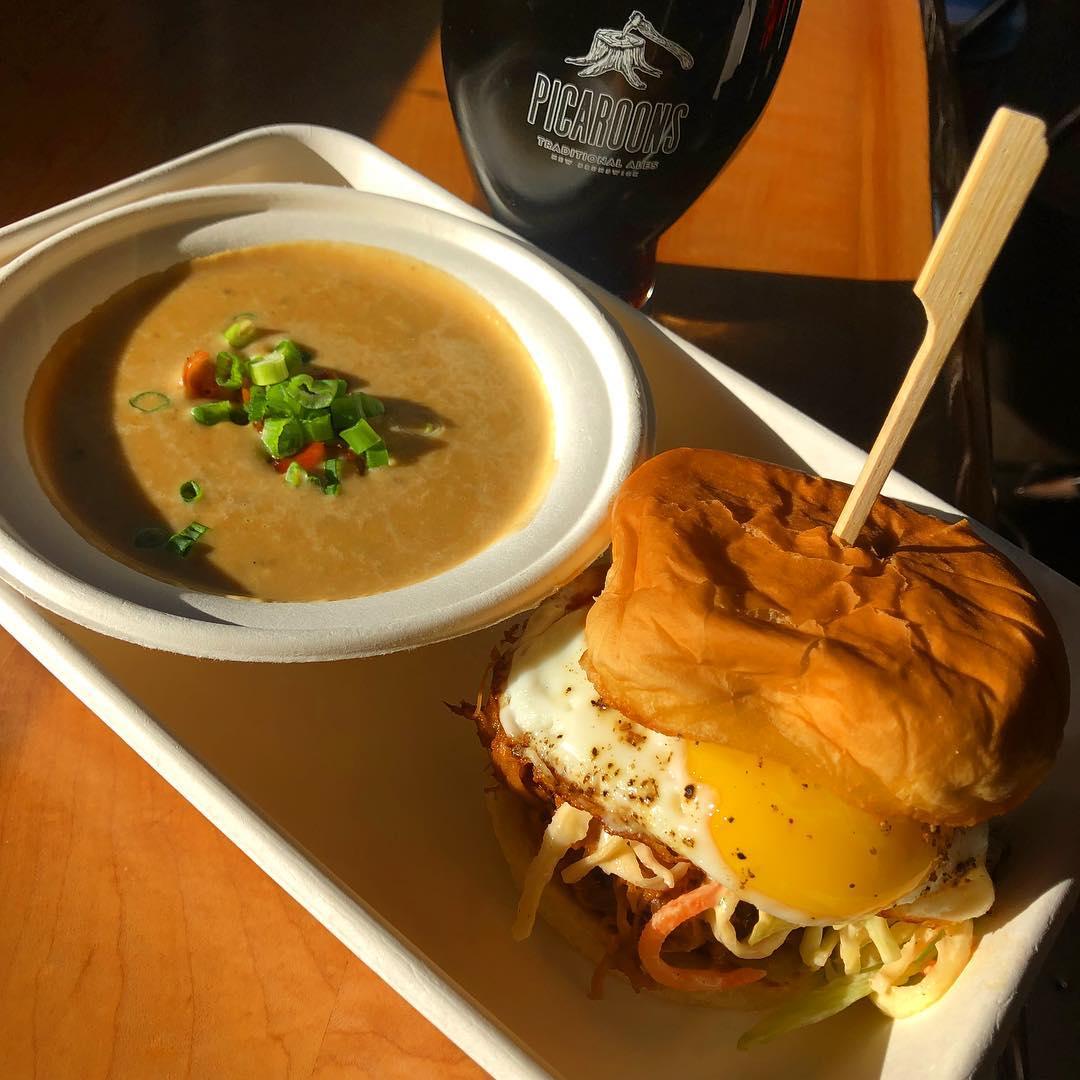 The Picaroons Roundhouse menu in Fredericton, New Brunswick, Canada