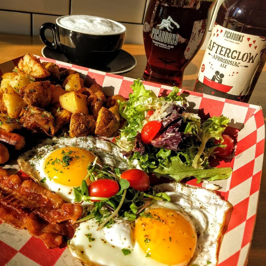 The Picaroons Roundhouse menus in Fredericton, New Brunswick, Canada