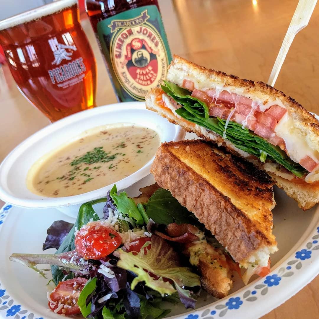 The Picaroons Roundhouse menus in Fredericton, New Brunswick, Canada