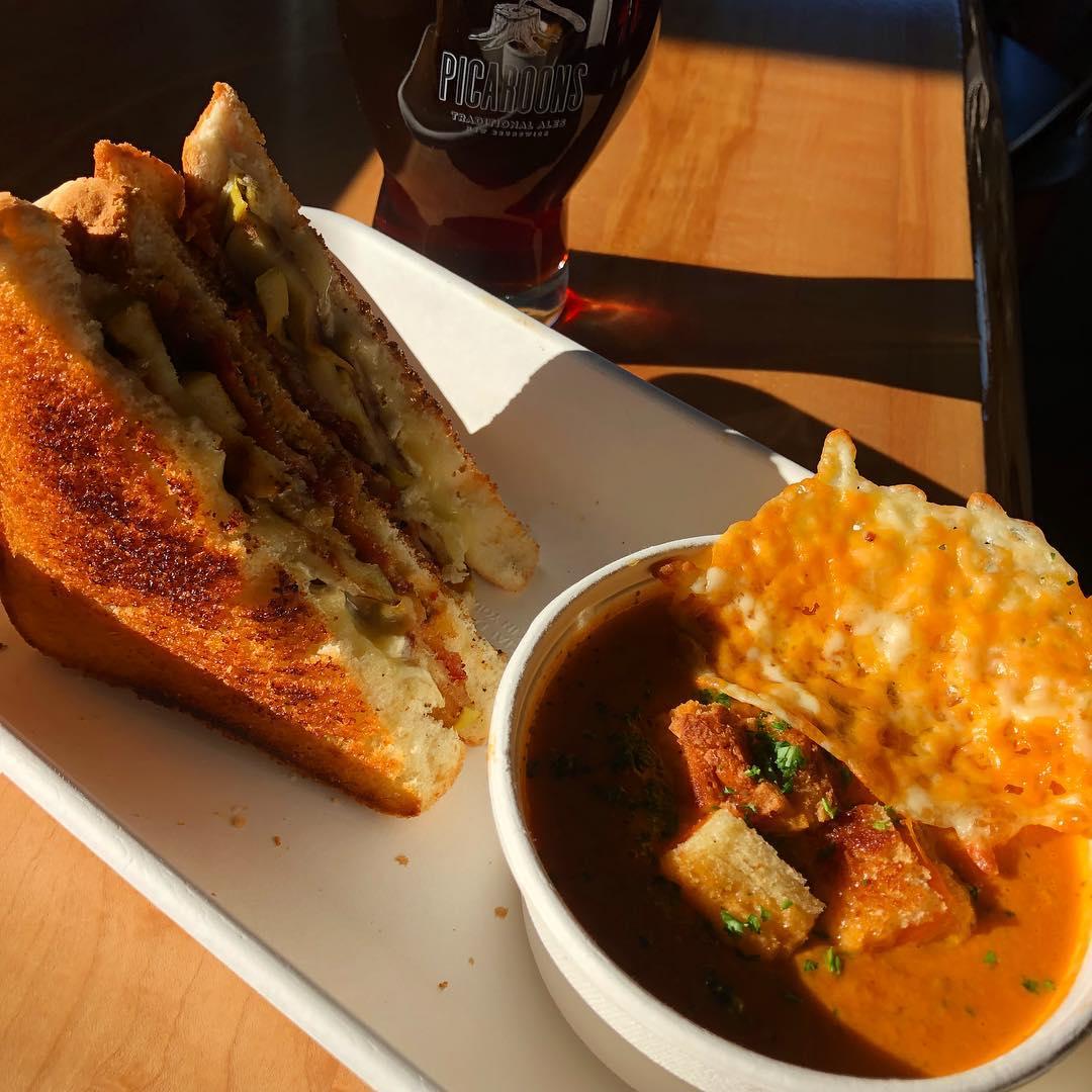 The Picaroons Roundhouse menu in Fredericton, New Brunswick, Canada