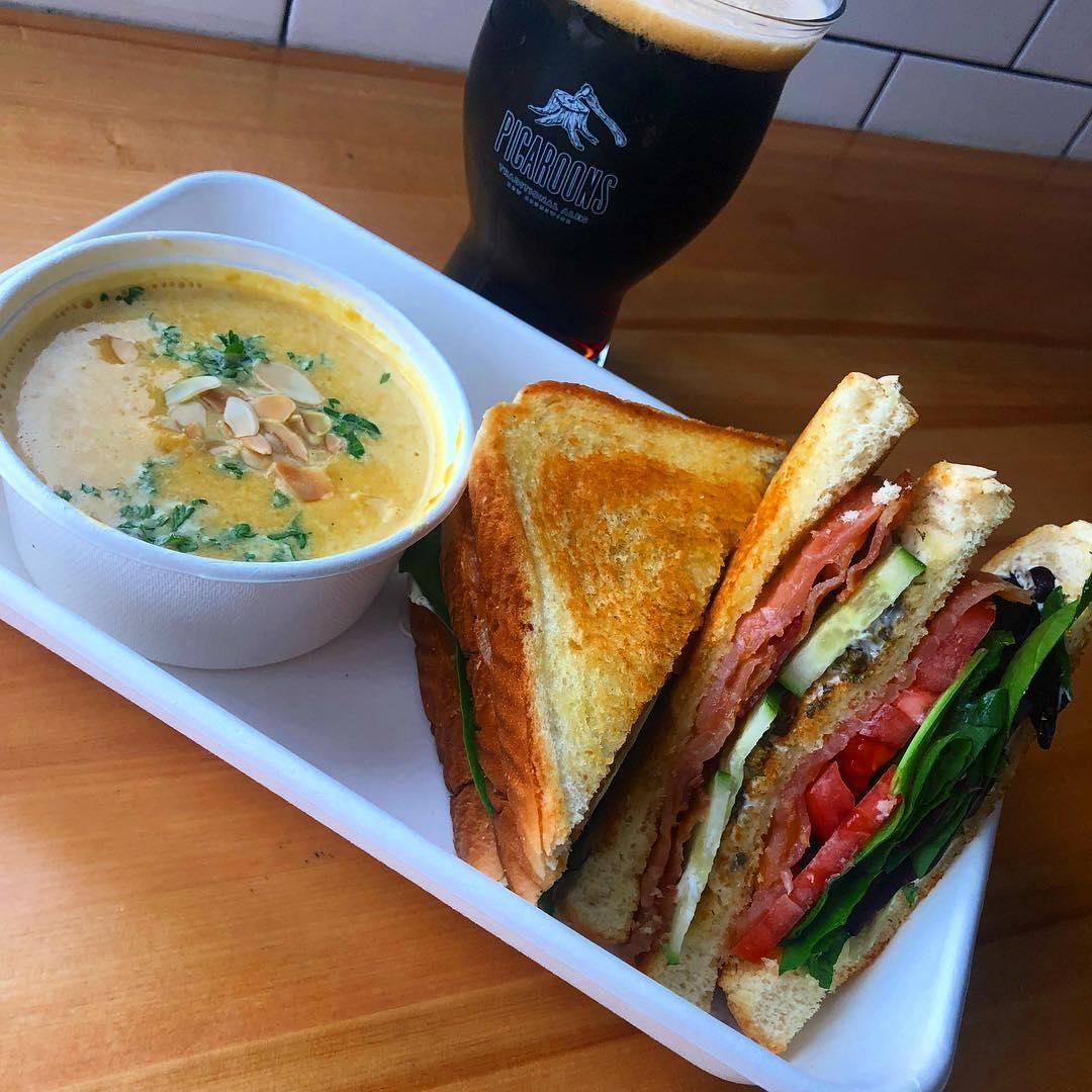 The Picaroons Roundhouse menu in Fredericton, New Brunswick, Canada