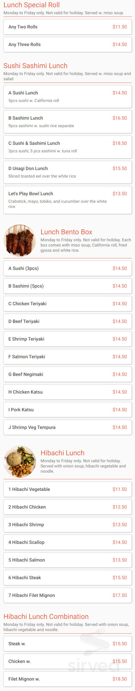 Osaka Eden Prairie Coupons