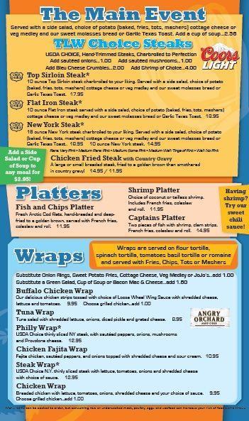 The Loose Wheel Bar & Grill - Tacoma menu in Tacoma, Washington, USA