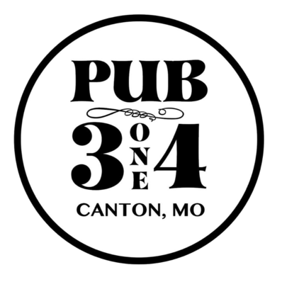 Menu for Pub 3one4 in Canton, MO | Sirved
