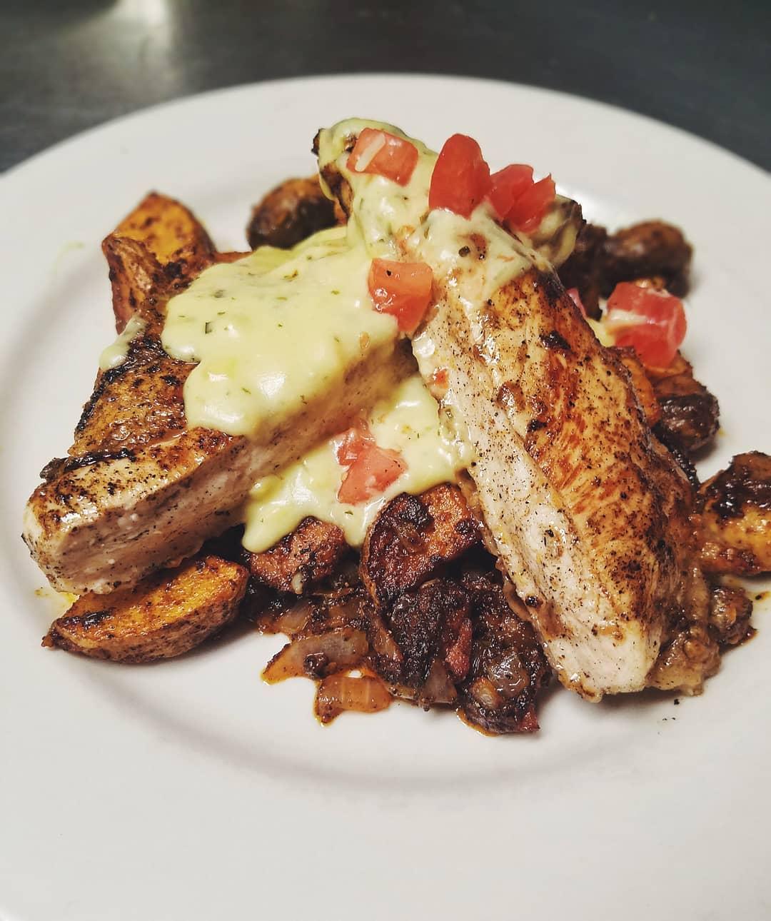 Huck's Place menu in Columbus, Mississippi, USA