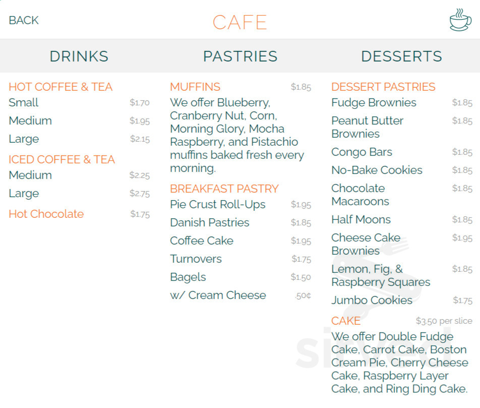 Michael's Deli & Cafe menu in Wrentham, Massachusetts, USA