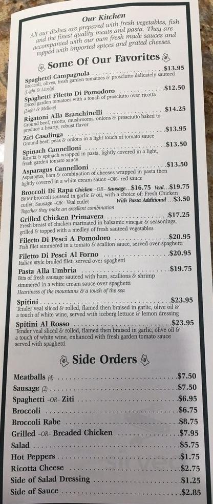 Branchinelli's Pizza & Restaurant menu in Hauppauge, New York, USA