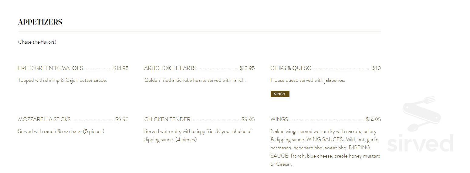 Walter's Tavern menus in Lake Dallas, Texas, United States