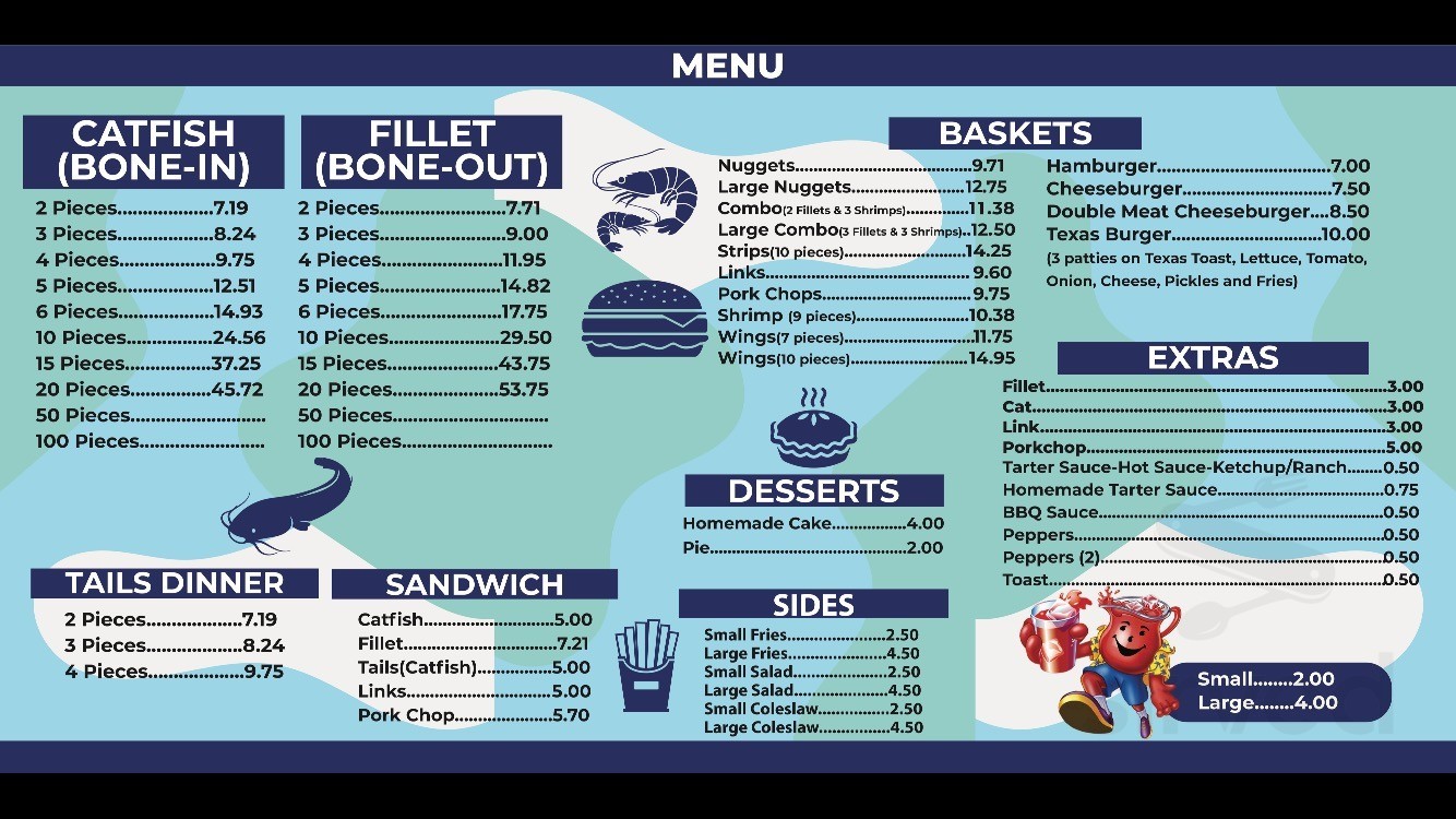Ronnie's Catfish & More (North Dallas) menu in Dallas, Texas, USA