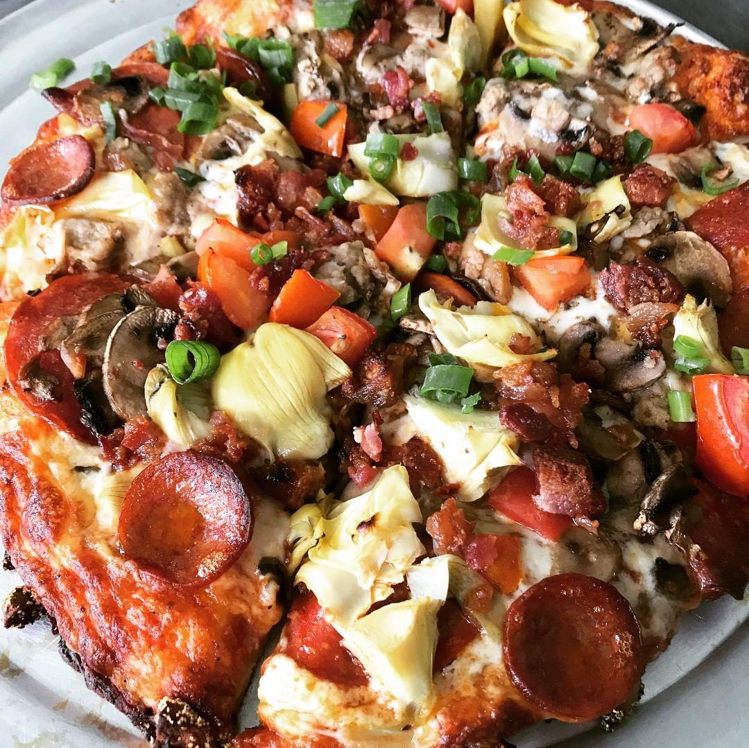 Round Table Pizza menu in Portland, Oregon, USA