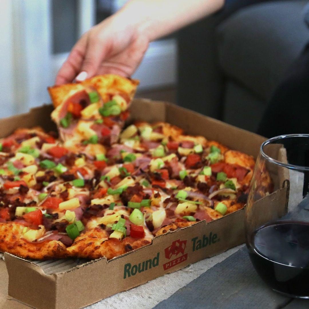 Round Table Pizza menu in Portland, Oregon, USA