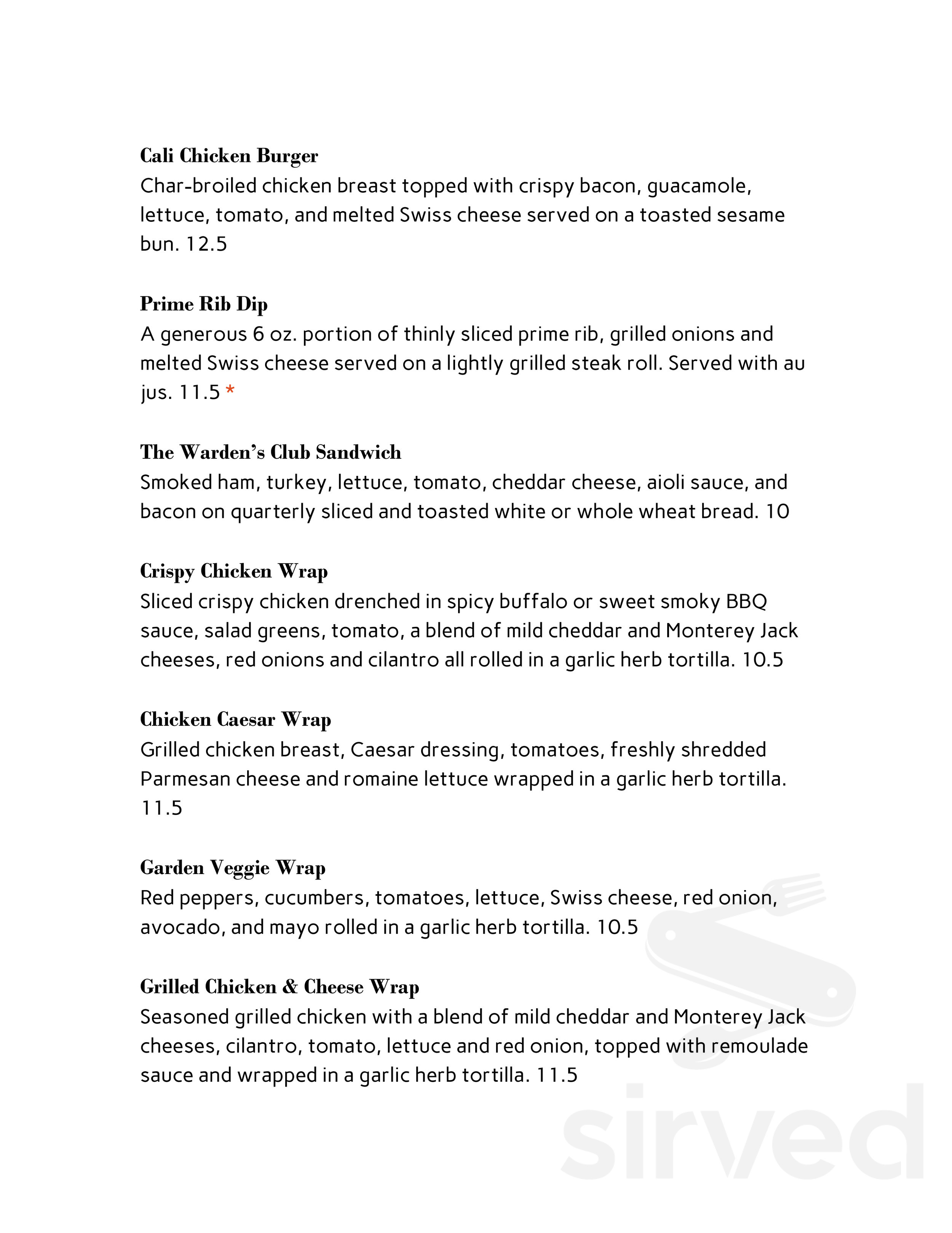 BIG HOUSE BREW PUB menu in Walla Walla, Washington, USA