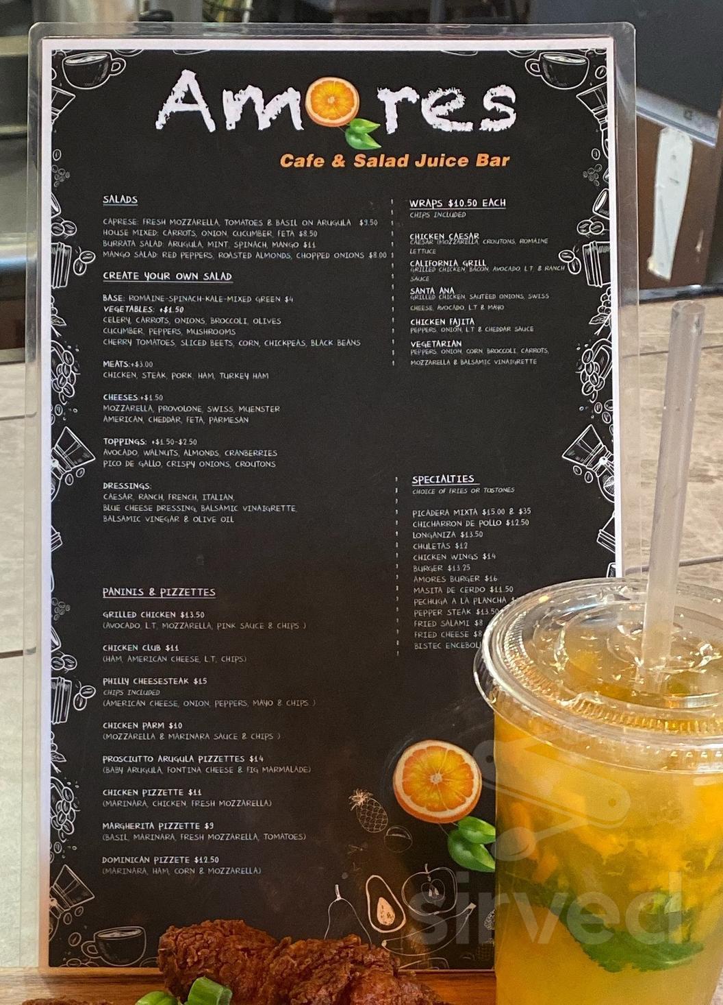 Amores Café menus in New York, New York, United States