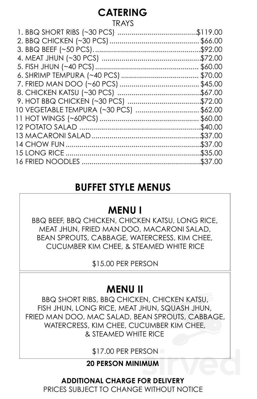 Best Drive-In menus in Honolulu, Hawaii, United States